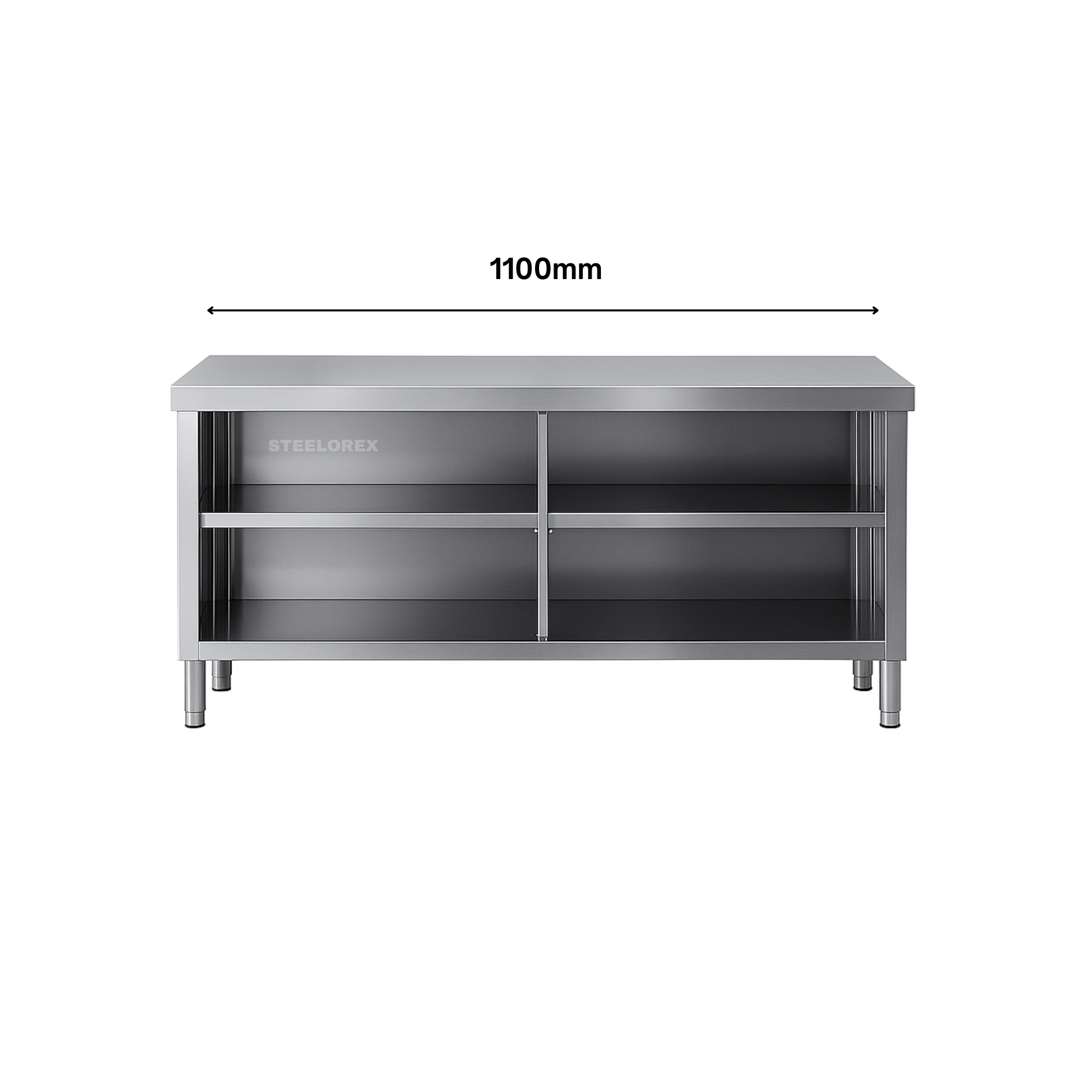 Neutral Service Counter (1100mm) | Steelorex